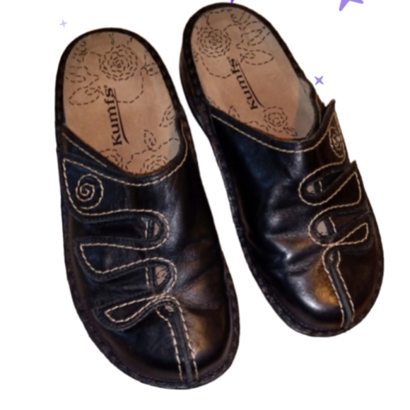 Kumfs | Shoes | Kumfs Clogs Womens 75 Slip On Leather | Poshmark